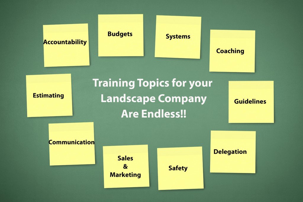 Training Program Worksheet for Landscape Companies - Go iLawn Go iLawn